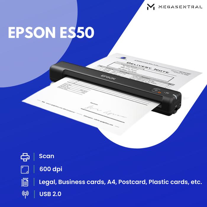 Jual EPSON ES-50 WorkForce Portable Document Scanner - Jakarta Pusat - Mega Sentral61 | Tokopedia