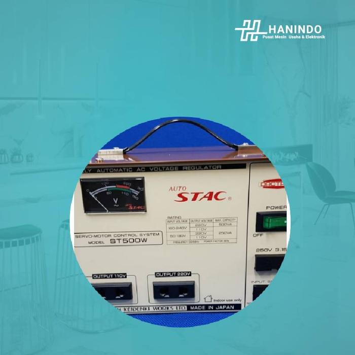 Jual Stabilizer Stac 500 W made in Japan - Kota Bandung - HANINDO MESIN ...