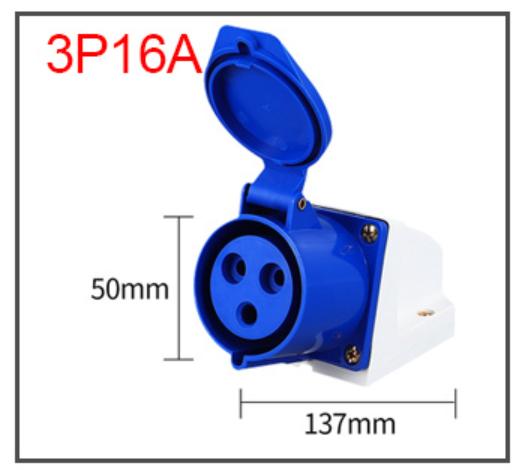 Jual Industrial Surface / Mobile Mounting Socket / Plug 16A / 32A 3 4 5 ...
