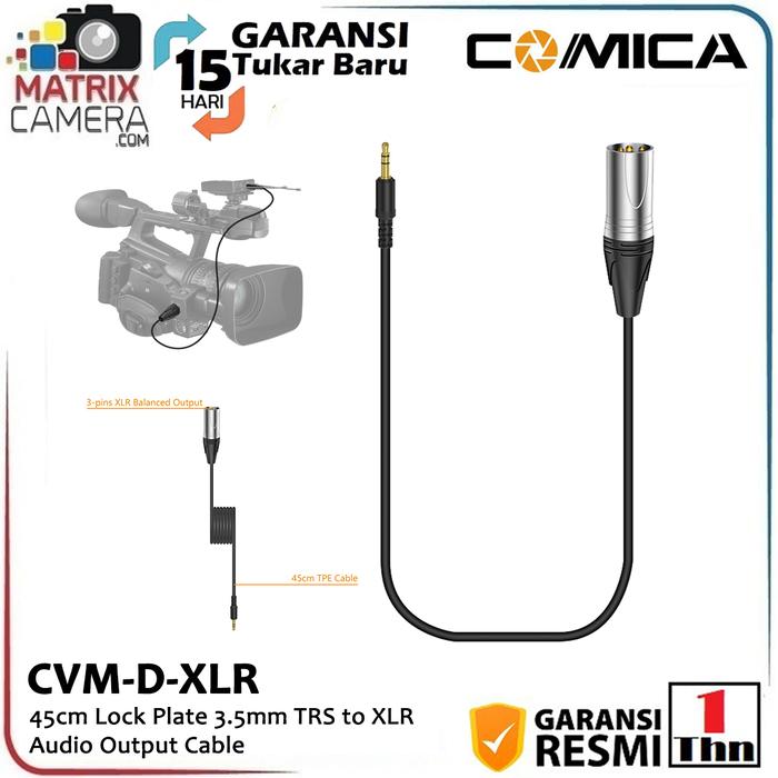 Jual COMICA CVM-D/DL-XLR 3.5mm TRS to XLR Audio Output Cable - Jakarta Barat - Matrix Camera_NEW ...
