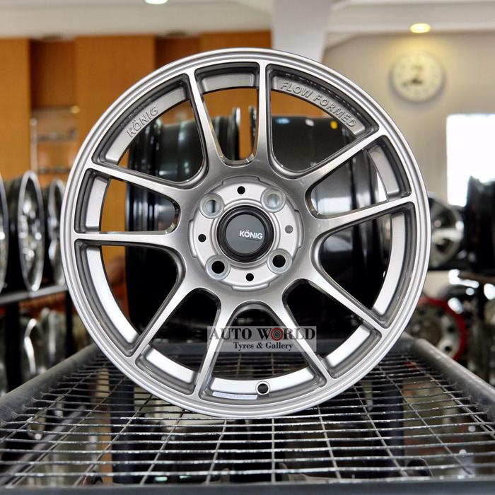 Jual Velg Original Konig Heliogram Ring 15 PCD 4x100 ET35 Titanium Metalic - Kota Bandung ...