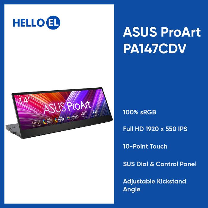 Jual ASUS ProArt PA147CDV 14 Inch Creative Touch Tool Portable Monitor ...