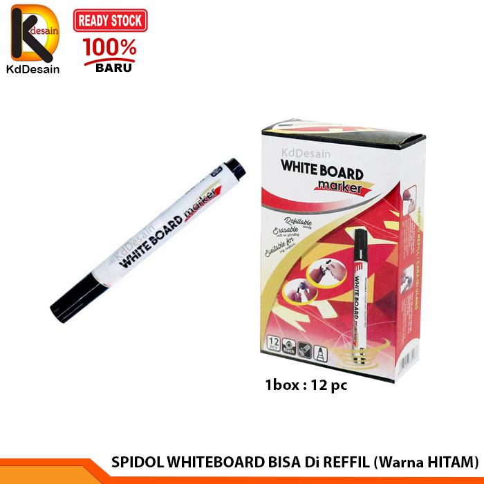 Jual SPIDOL HITAM WHITEBOARD - SPIDOL PAPAN TULIS HITAM BISA REFILL 1 ...