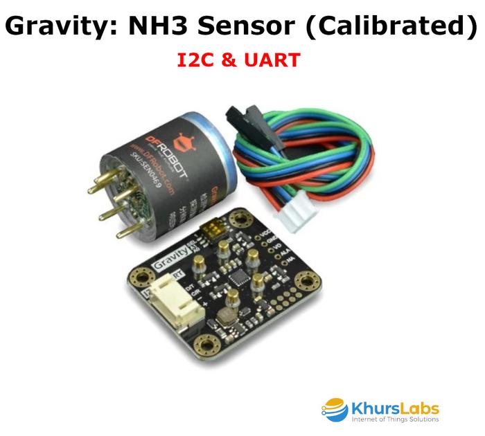 Jual DFRobot Gravity NH3 Sensor (Calibrated) - I2C & UART Sensor Amonia ...