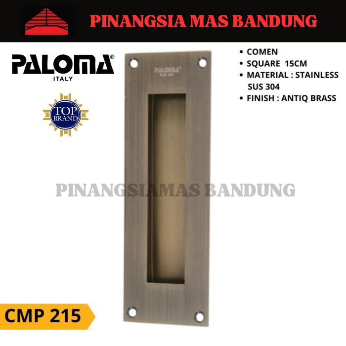 Jual HANDLE PINTU GESER SLIDING REL PALOMA CMP 215 SQUARE 15CM ANTIK BRASS - Kota Bandung ...