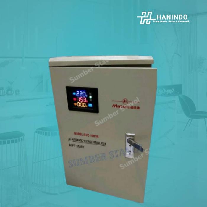 Jual stabilizer listrik 10000 watt matsunaga stavol 10 kva 1 phase ...