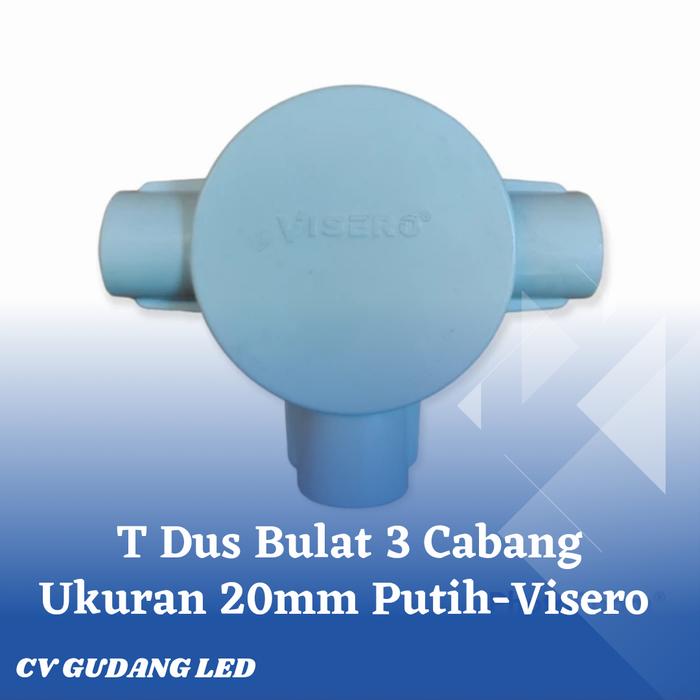 Promo T Dus Bulat 3 Cabang Ukuran 20mm Putih- Visero - Kab. Sleman ...