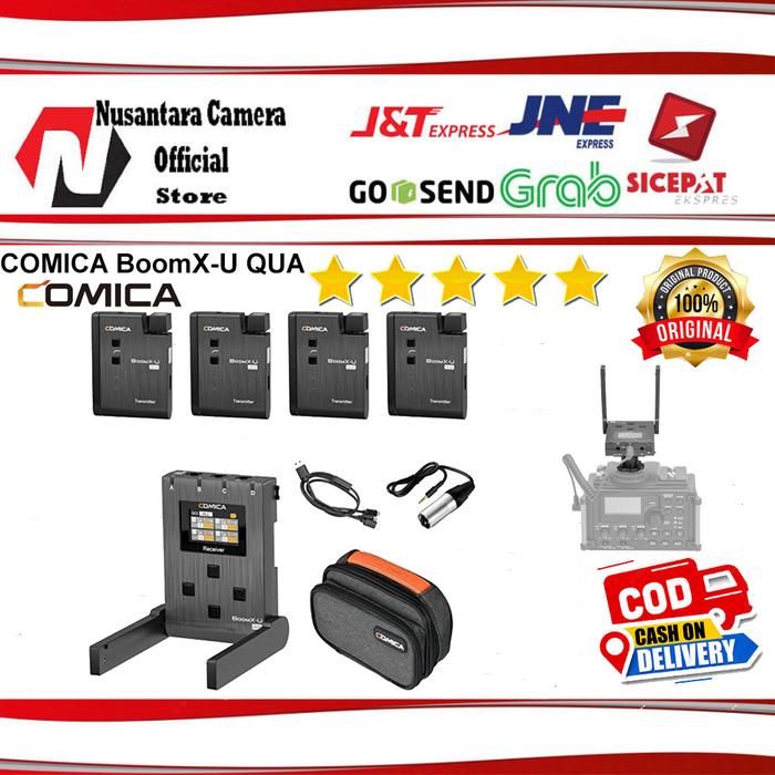 Jual COMICA BoomX U QUA BOOM X Ultracompact 4Person UHF Wireless ...