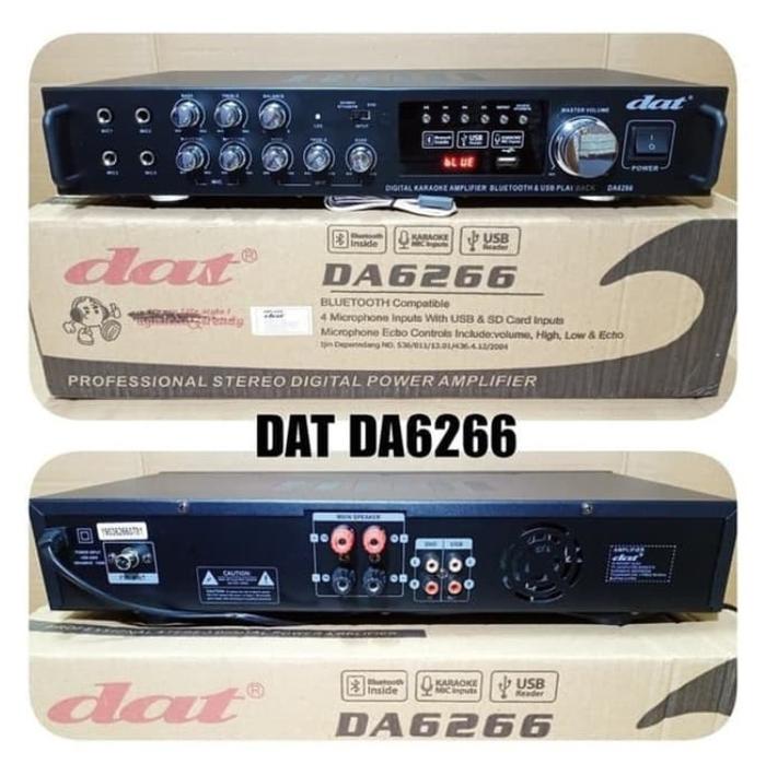 Jual POWER AMPLIFIER DAT DA 6266 / DA6266 AMPLI DAT - Jakarta Barat ...