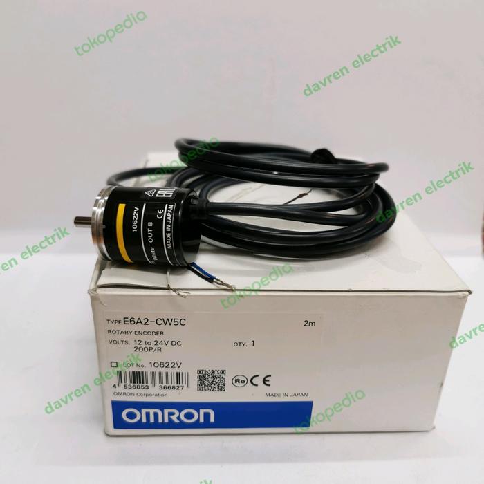 Jual rotary encoder omron E6A2-CW5C, 200pr - Jakarta Barat - Davren electric | Tokopedia
