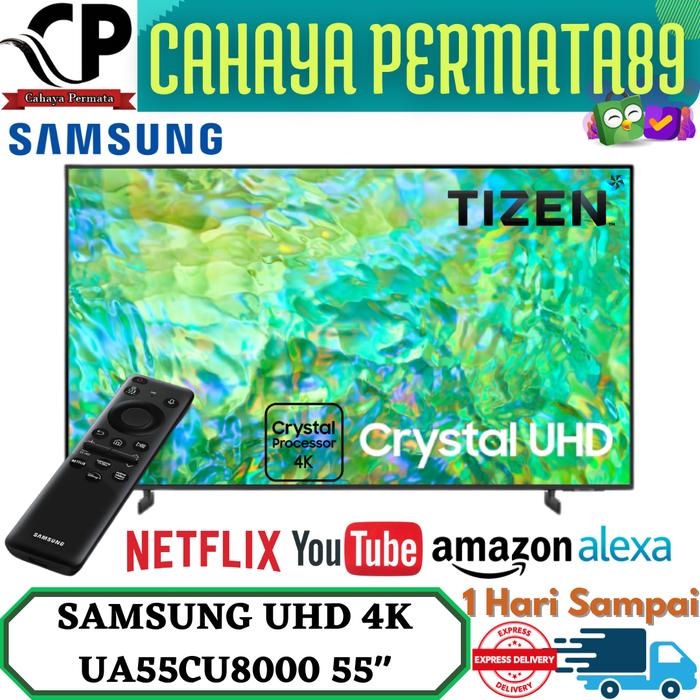 Promo SAMSUNG 55CU8000 - Smart TV 55 Inch Crystal UHD UA55CU8000K - 55BU8000 Cicil 0% 3x ...