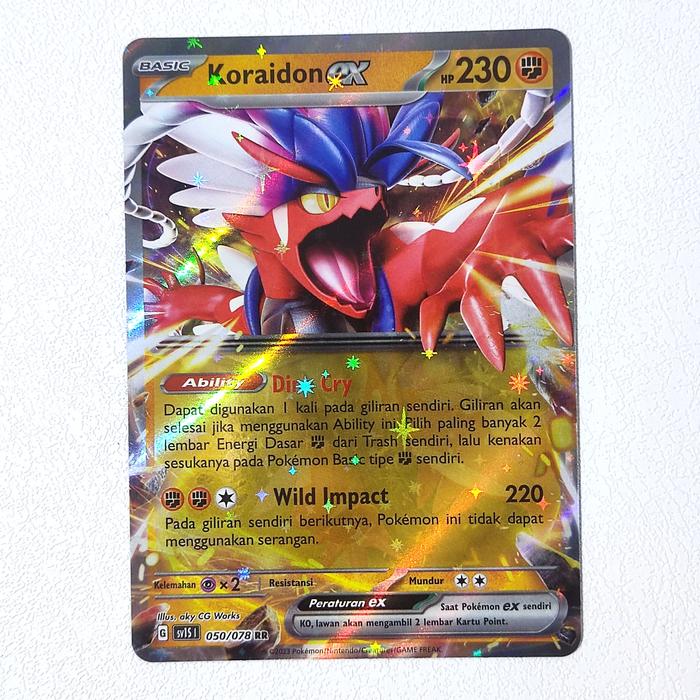 Jual Koraidon ex RR 050/078 SV1S - Kartu Pokemon Indonesia - Jakarta Timur - Pokemon Bunta ...