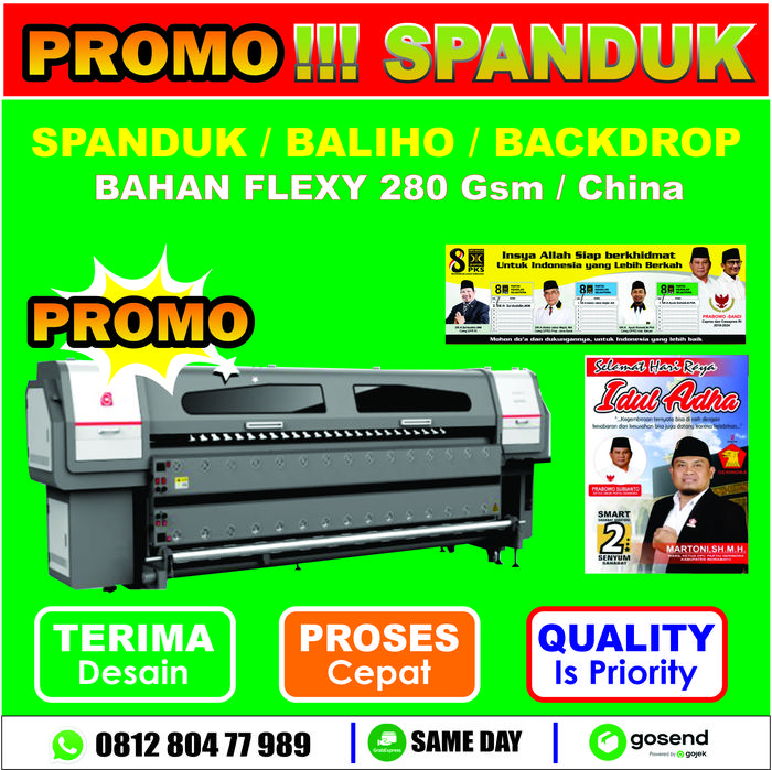 Jual Cetak Banner Spanduk Pilkada Caleg Pilpres - Jakarta Timur - Nada ...