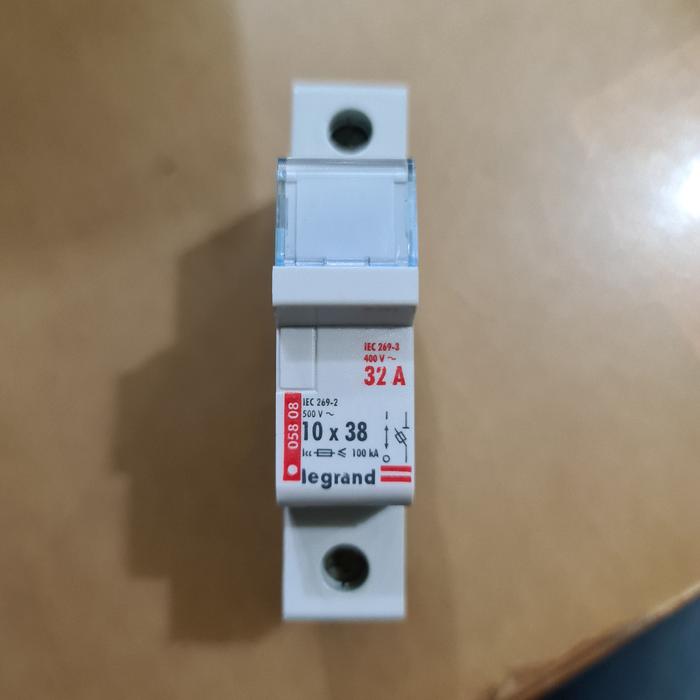 Jual MCB Legrand Fuse Holder Carrier Cartridge 05808 10x38 10 38 mm 32A ...