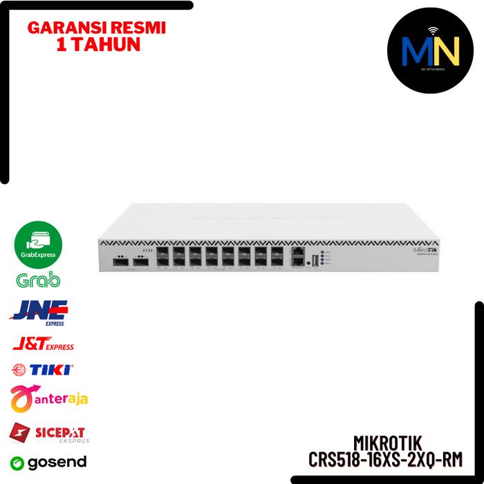 Jual MikroTik CRS518-16XS-2XQ-RM Cloud Router Switch - Jakarta Pusat - My Networking | Tokopedia