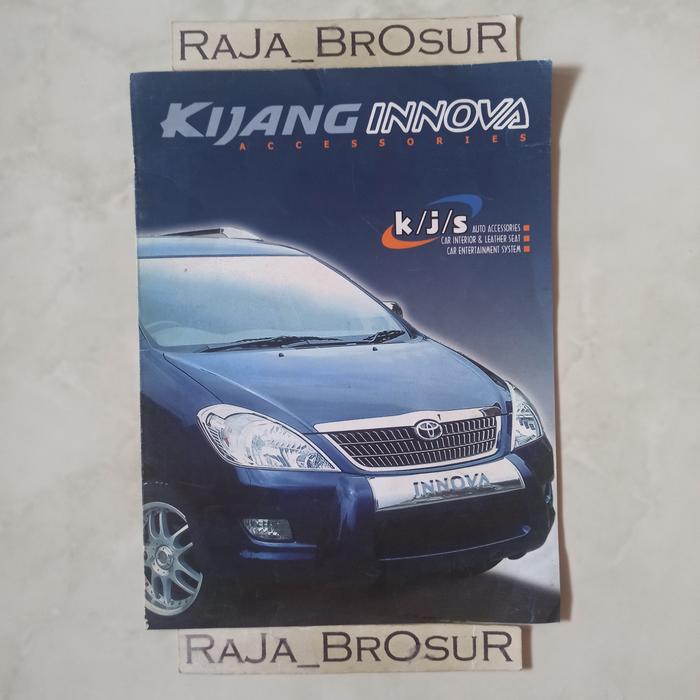 Jual Poster brosur katalog leaflet Toyota Kijang Innova Accessories ...