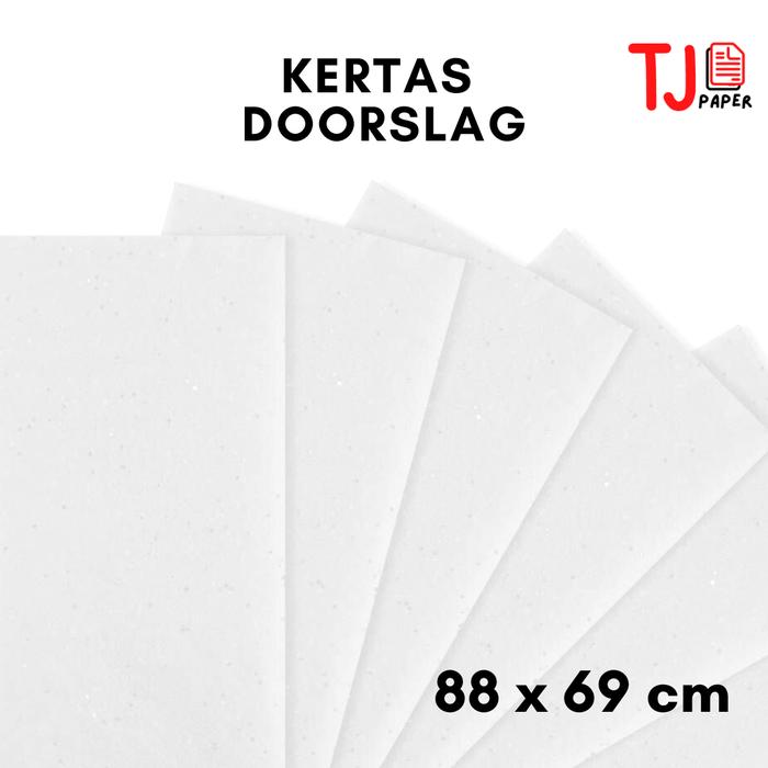 Jual (100 lembar) 88x69 Kertas Duslak / Doorslag Paper Putih - Jakarta ...