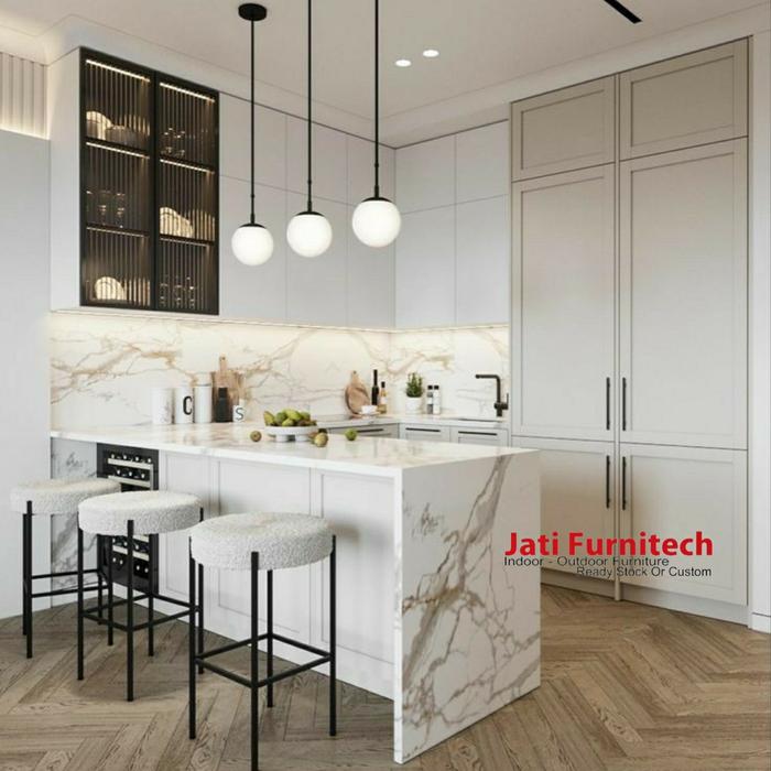 Jual table island kitchen - meja island dapur - Harga Per Meter - Kab. Jepara - JATI FURNITECH ...