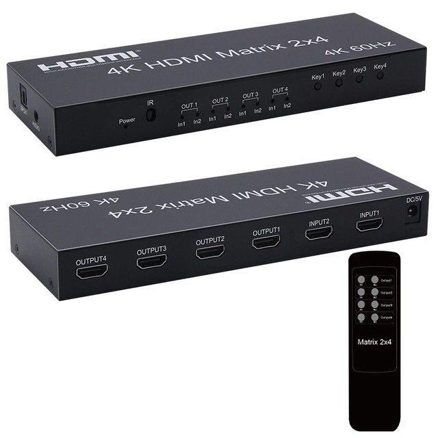 Jual Matrix Switch Hdmi 2x4 4k 60 Hz / Hdmi Matrix 2 in 4 out 4k 60 Hz ...