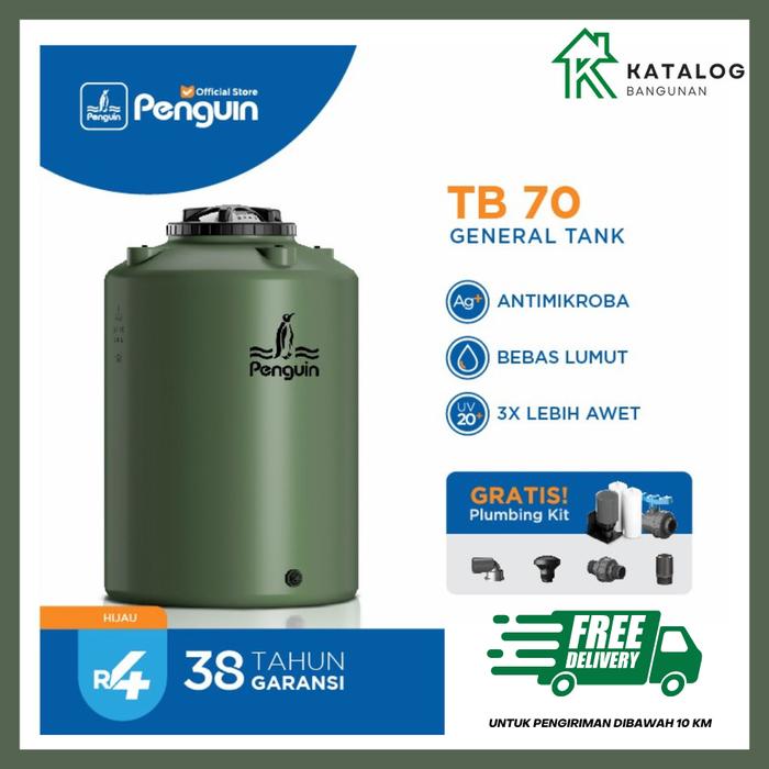 Jual Tangki Air Penguin TB 70 - Toren Air Penguin 650 Liter - Hitam ...