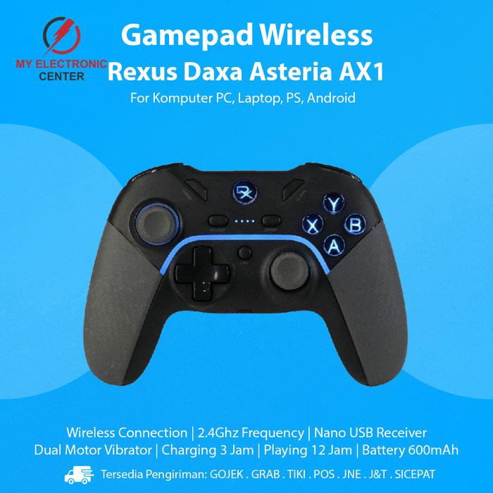 Jual Gamepad Rexus Daxa Asteria AX1 Wireless Stick Android PC Laptop PS - Kota Surabaya - My ...