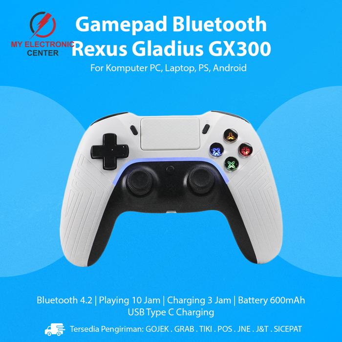 Jual Gamepad Rexus Gladius GX300 Bluetooth Stick Android PC Laptop PS4 ...