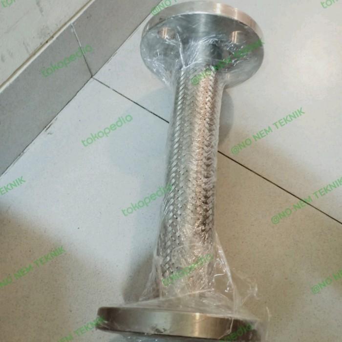 Jual flexible hose stainless 1 1/2 inch ss304 flange jis 10k DN40 ...
