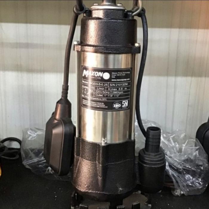 Jual Mesin pompa celup/Kuras/ kolam "MAXON" WQD 3-5-025 (250Watt ...