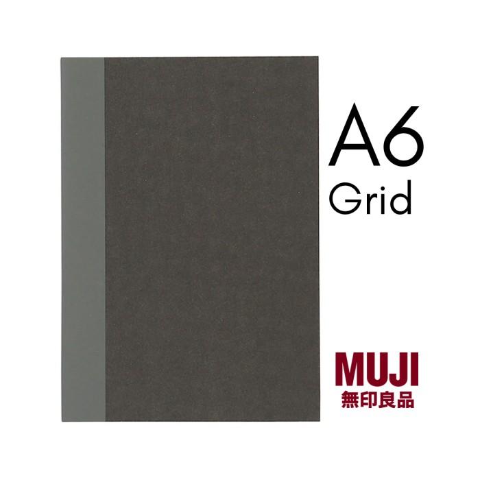 Jual Muji craft notebook (A6/grid /dark grey) - Baru - Kota Tanjung ...