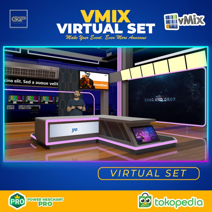 Jual vMix Virtual Set - Stage 64 - Kota Samarinda - GAP Creative Design ...