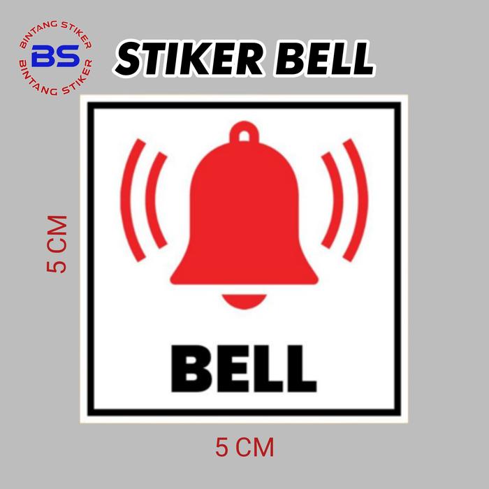 Jual Stiker bell stiker tulisan bell stiker sign - Kab. Tangerang ...