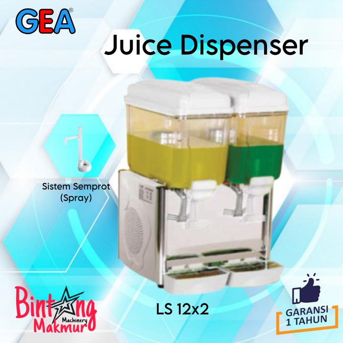 Jual Juice Dispenser GEA LS 12x2 Original Sistem Semprot - Jakarta ...