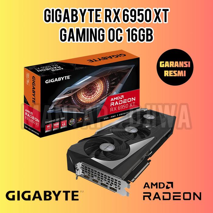 Jual AMD Radeon Gigabyte RX 6950 XT / 6950XT 16GB Gaming OC - Garansi ...