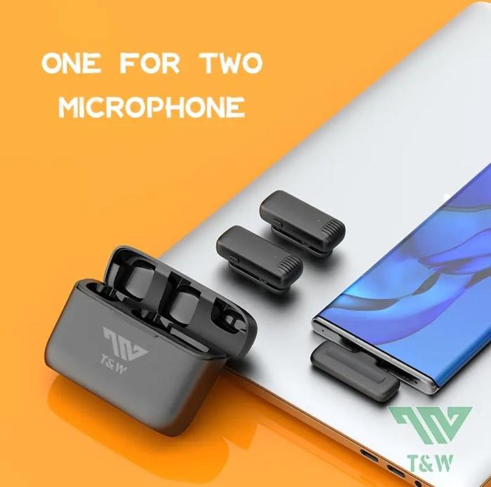 Jual Microphone Tnw X9 Wireless Dual Lavalier Microphone Plug & Play Di ...