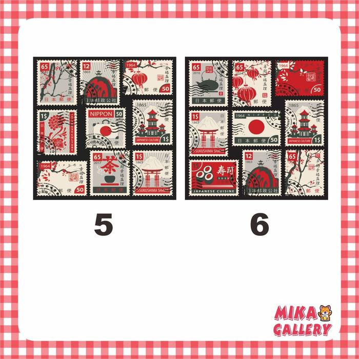 Jual Sticker Journal Perangko Scrapbook Vintage Aesthetic Stiker Stamp ...