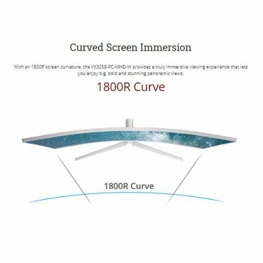 Jual MONITOR LED VIEWSONIC VX3258-PC 32INCH WIDE CURVE FREMLES MHD 165 ...