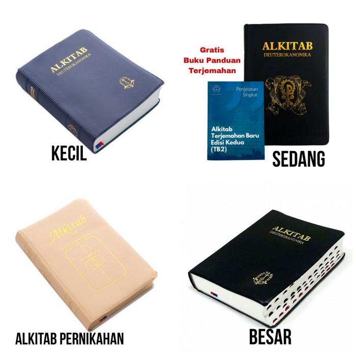 Jual Aneka Alkitab Katolik Deuterokanonika Kristen Protestan Sampul ...