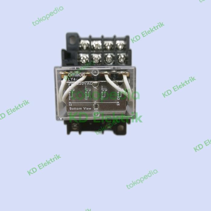 Jual Relay omron ly4 220vac + China socket ptf-14 - Jakarta Pusat - KD ...