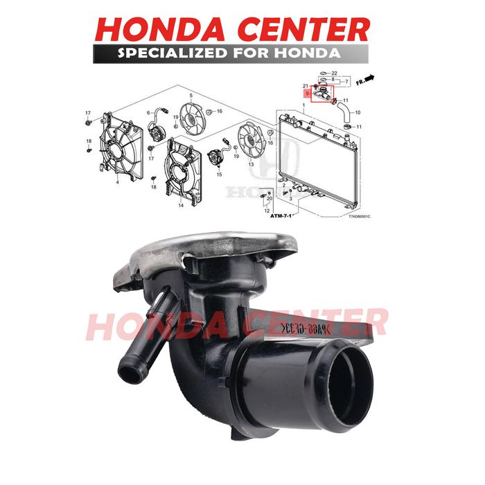 Jual tutup cap filler radiator hrv 2015 2016 2017 2018 2019 2020 2021 ...