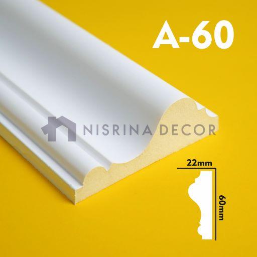 Jual Wall Moulding Premium / Lebar Dinding 1,6 - 2 Meter - LIST A 60 ...