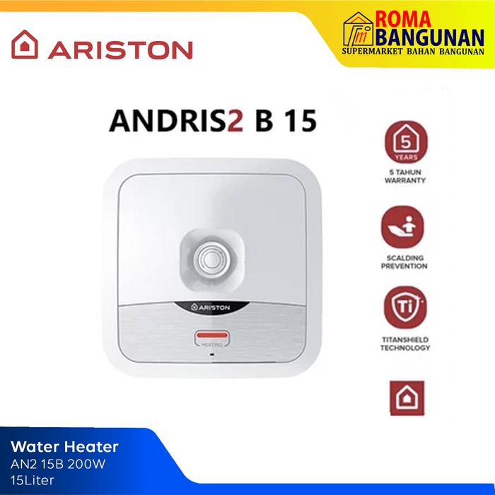 Jual Ariston Pemanas Air Water heater Ariston Andris2 AN2 15B 200W 15L ...