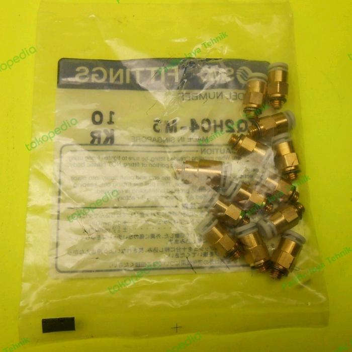 Jual Male Connector SMC KQ2H04-M5 Hose 4mm Drat M5 - Jakarta Barat - Pasific Jaya Tehnik | Tokopedia