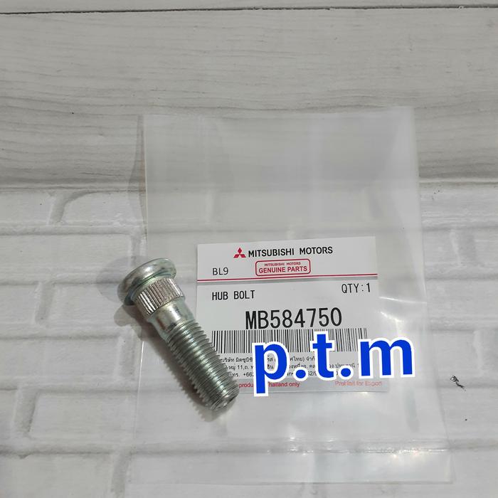 Jual baut roda triton pajero baut roda l200 all new triton mb584750 ...