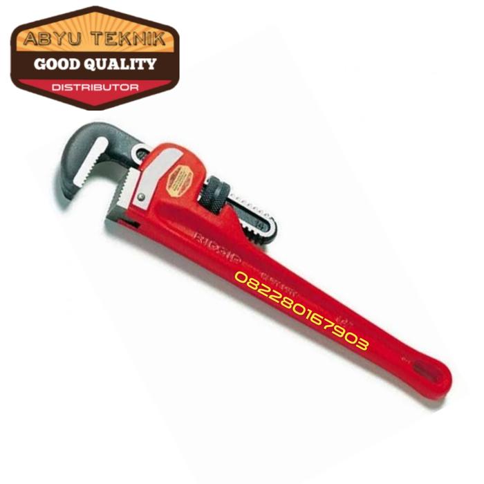 Jual KUNCI PIPA AIR LEDENG RIDGID 10 INCH / PIPE WRENCH STEEL HANDLE ...