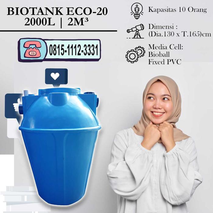Jual TANGKI BIOTANK BIOFIL VERTIKAL 2000 Liter 2M3 - Jakarta Barat ...