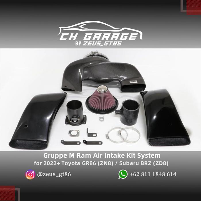 Jual Gruppe M Ram Air Intake Kit System for 2022+ Toyota GR86 Subaru ...