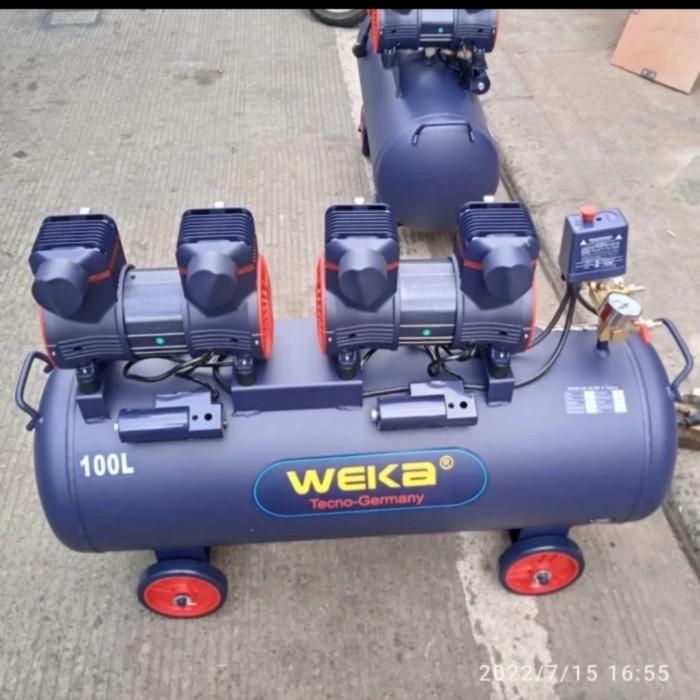 Jual compresor angin 5 HP 100 Liter 1 phase / merek WEKA - Jakarta ...