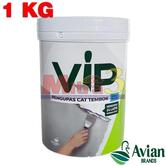 Jual VIP Pengupas Cat Tembok 1KG Cairan Penghilang Pembersih Penghapus ...
