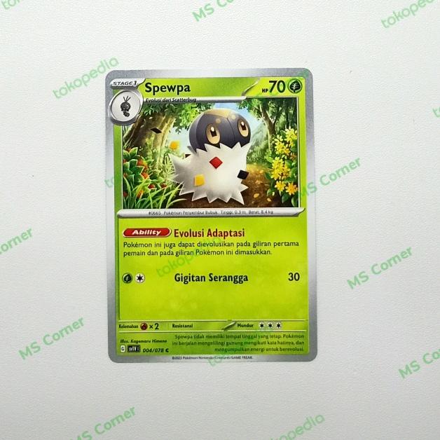 Jual Spewpa C sv1V 004/078 kartu Pokemon TCG Indonesia - Kota Tangerang Selatan - MS Corner ...
