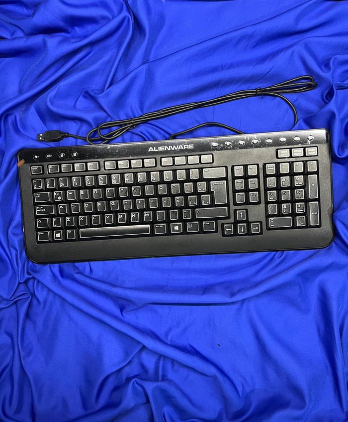 Jual Dell Alienware SK-8165 Slim Black Multimedia USB Wired Keyboard ...
